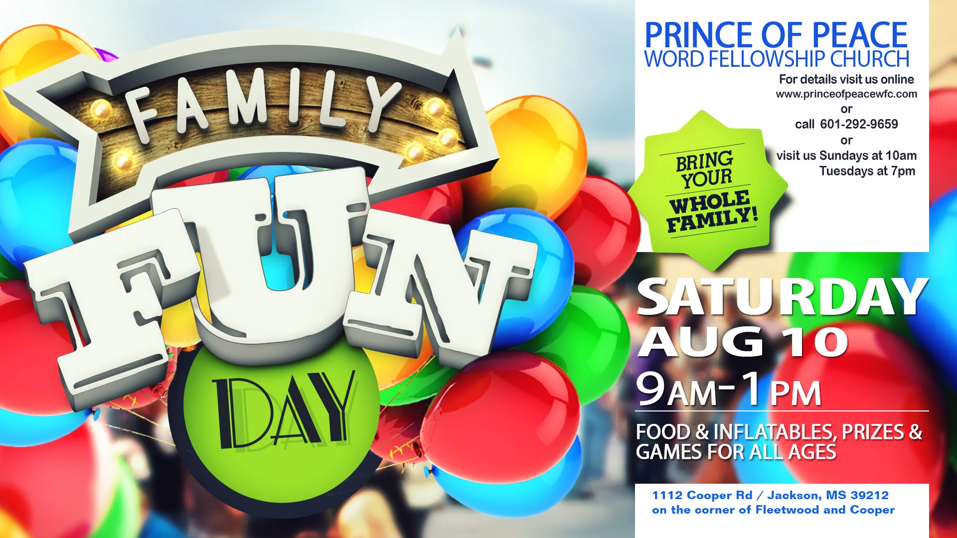 Back To School Family Fun Day 2019 Prince Of Peace Word Fellowship Church