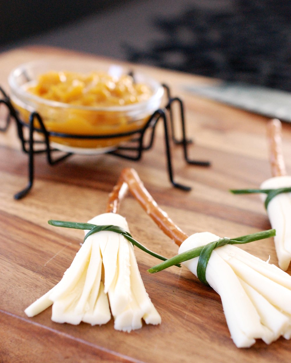 Witches Cheese Brooms With Mustard Dip Recipe — Cherchies Blog