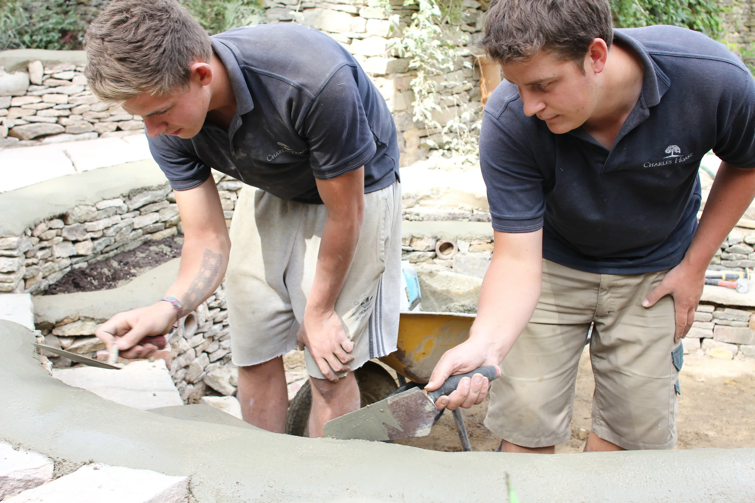 Hard landscaping - bespoke garden construction — Charles Hoare ...