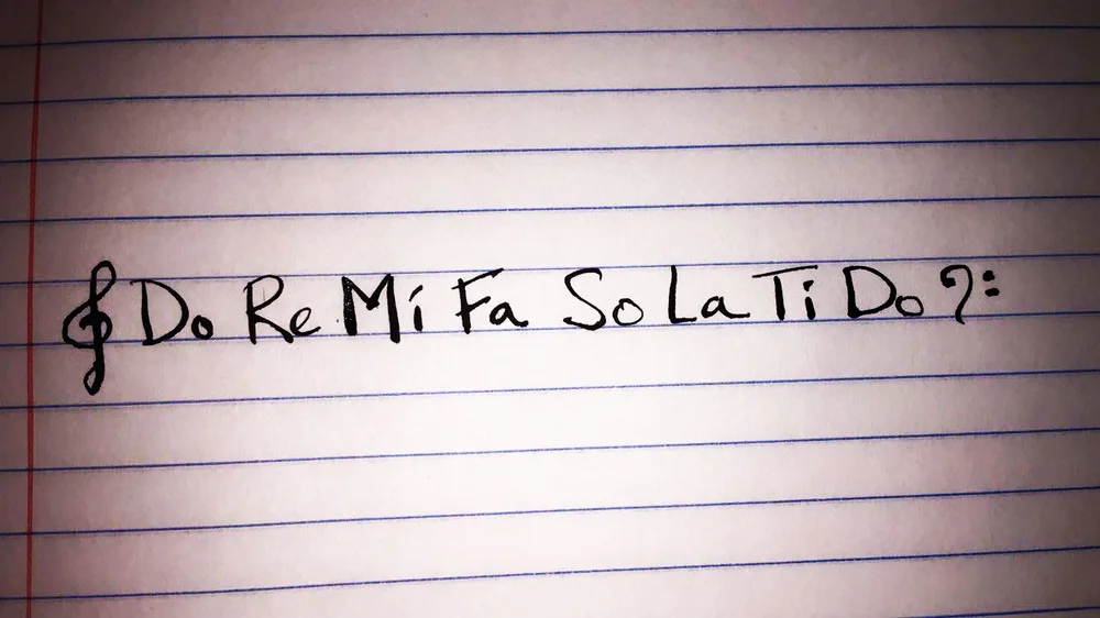 Solfeggio: The Language of Music • Sarah Thomas — handwritten