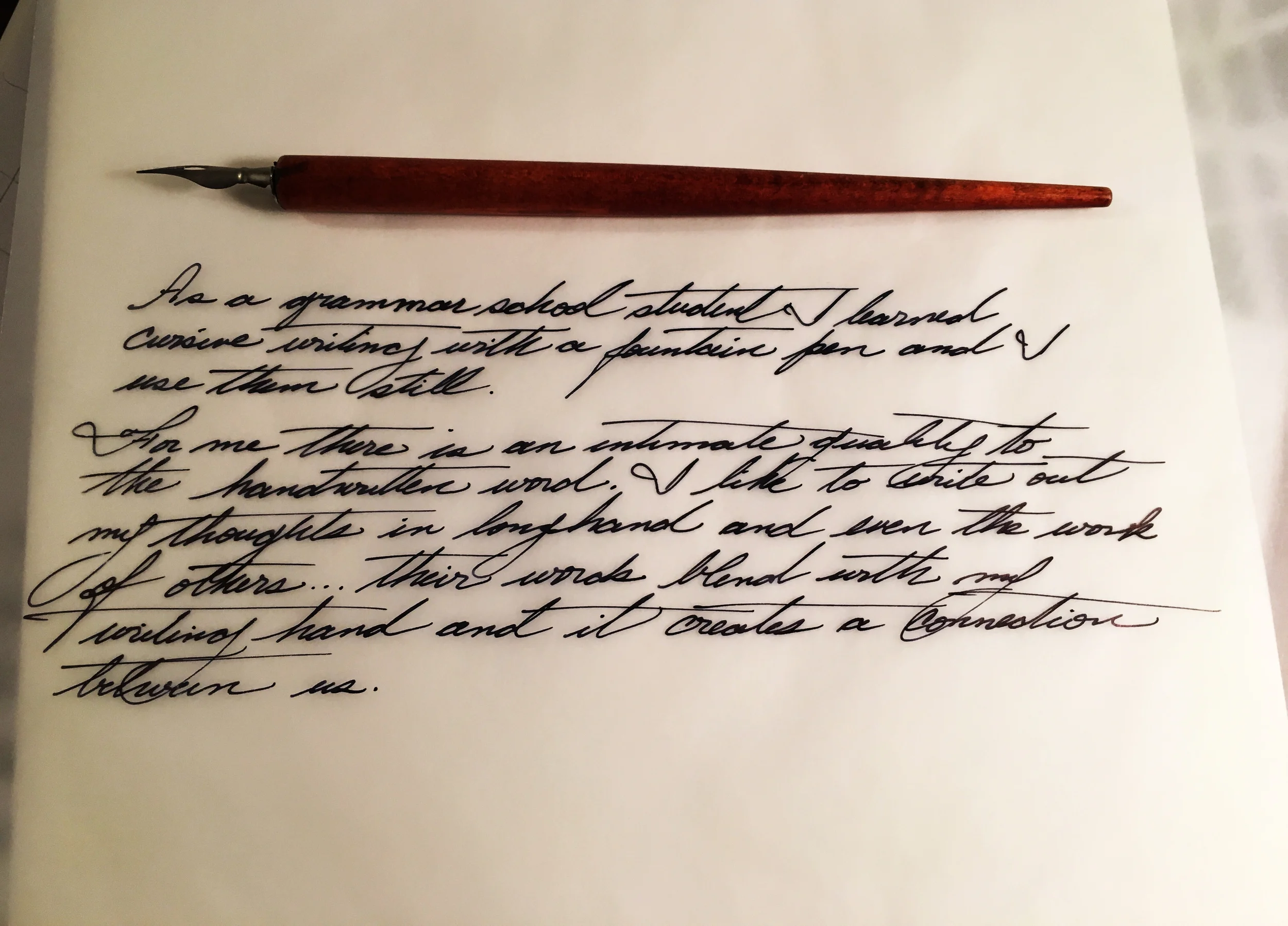 In Handwriting — handwritten