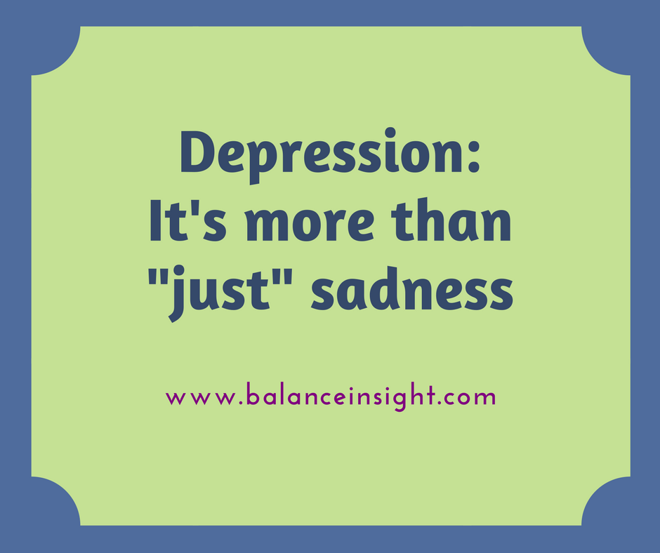 Depression: It's more than "just" sadness | Robin Custer, Washington ...