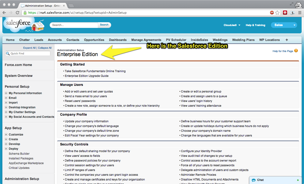 What Is My Salesforce Edition — Cloud Jedi Solutions