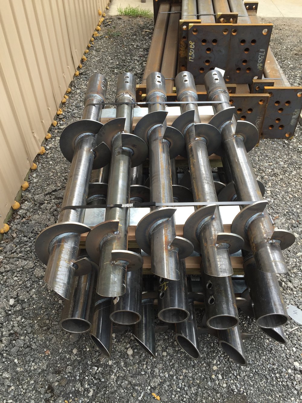 Helical Piers — Carport Structures Corp.