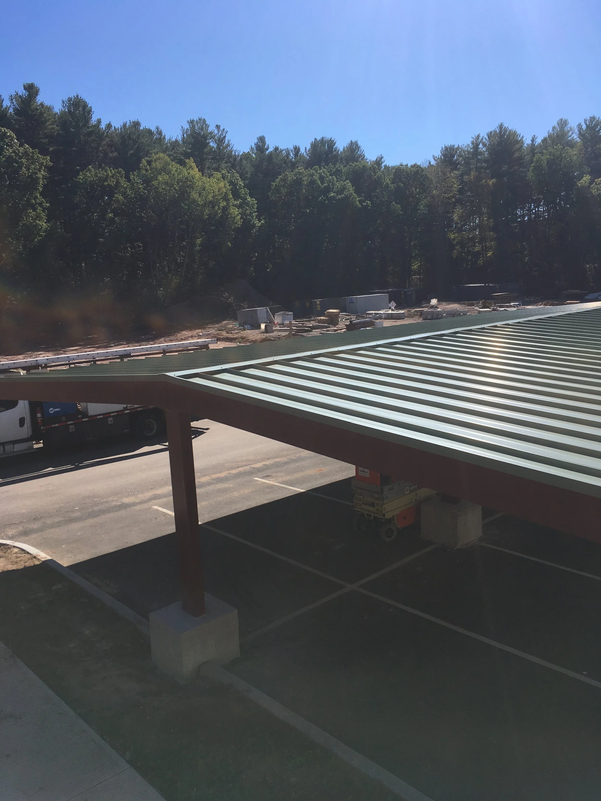 Single Column Double Gable — Projects — Carport Structures Corp.