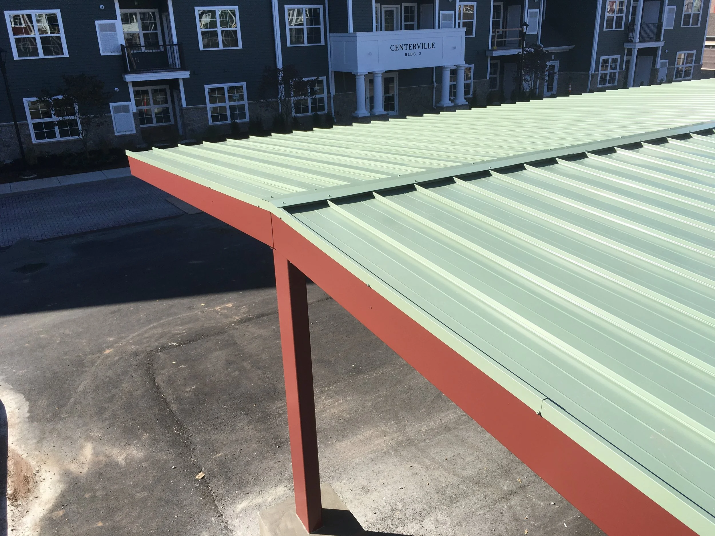 Single Column Double Gable — Projects — Carport Structures Corp.