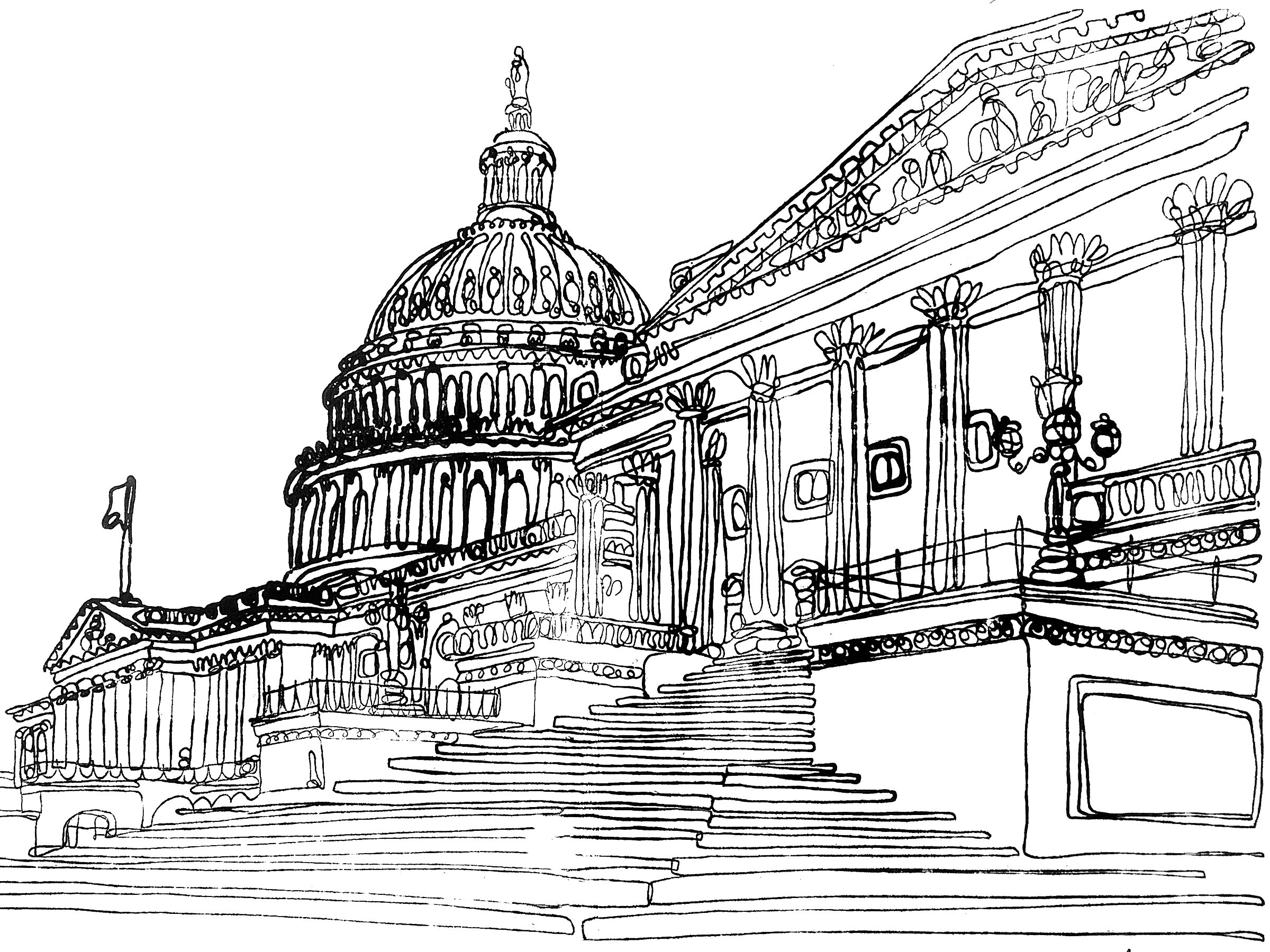 original monoprint drawings — Tracey Flynn