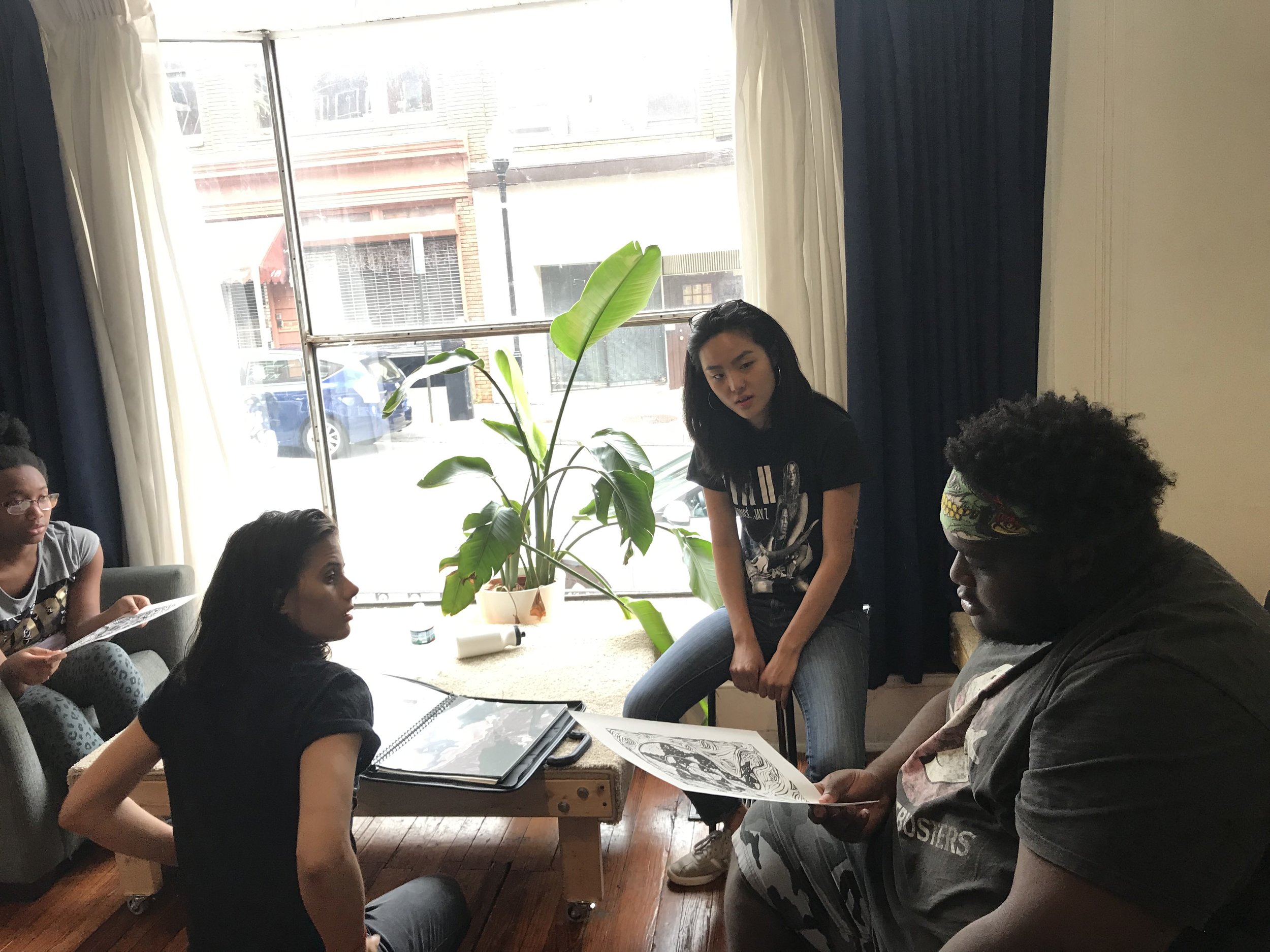 Ariel Foster Visits Our Mixed Media Team — Baltimore Youth Arts
