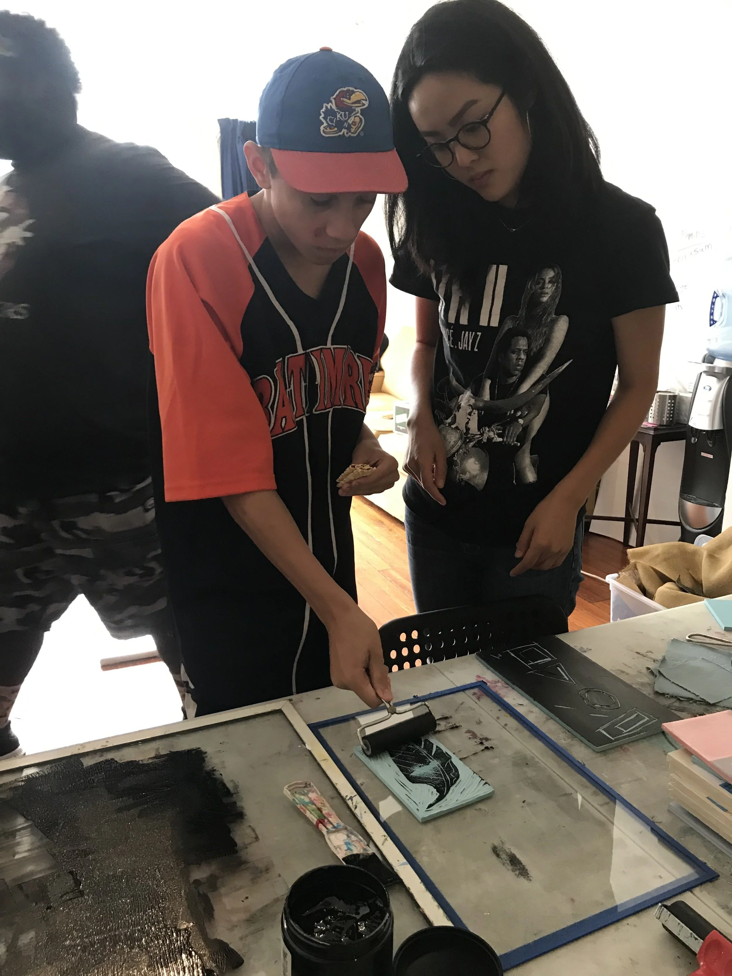 Ariel Foster Visits Our Mixed Media Team — Baltimore Youth Arts