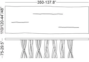Il Pezzo 8 Black Table — Il Pezzo Mancante