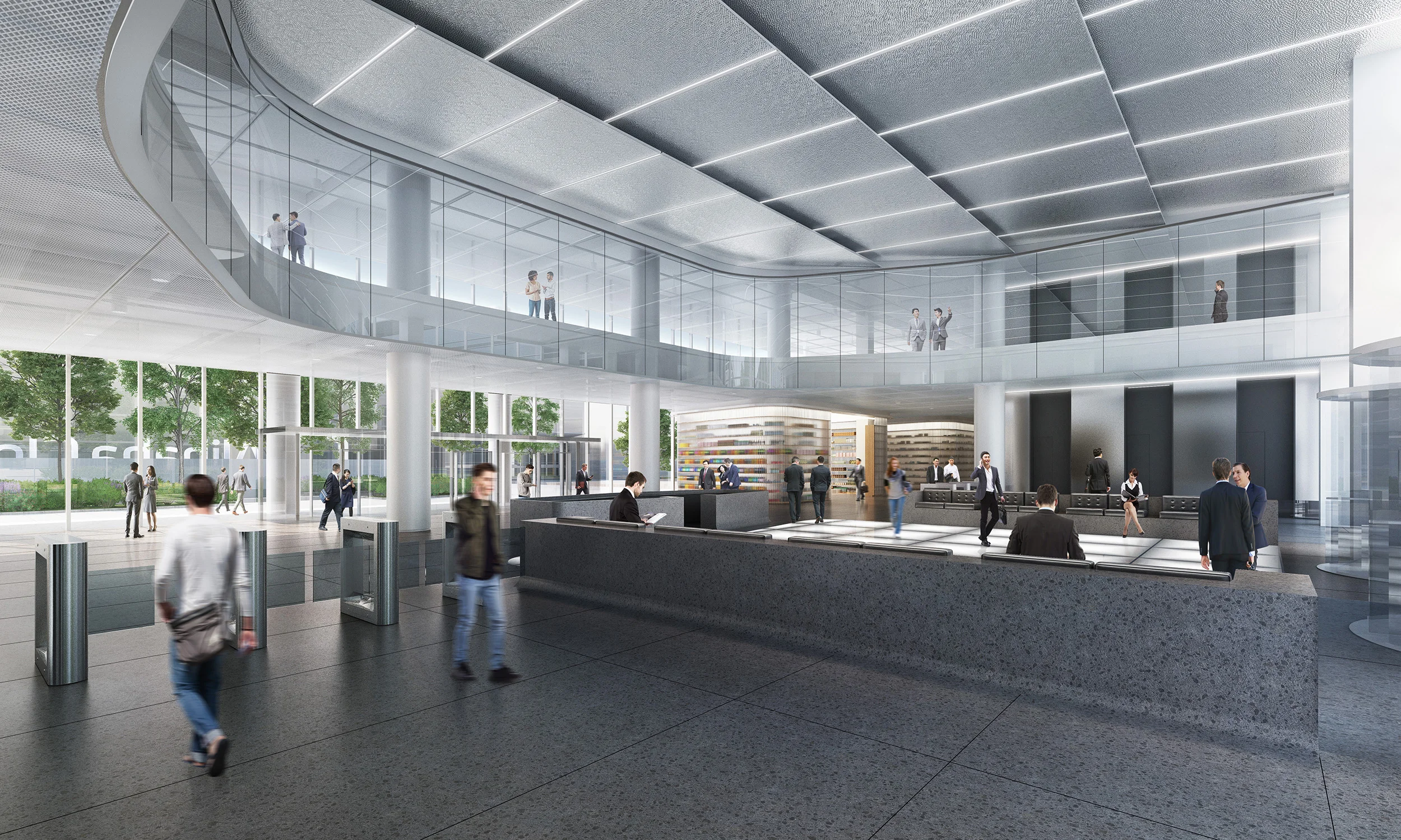 Office Lobby Interior Design