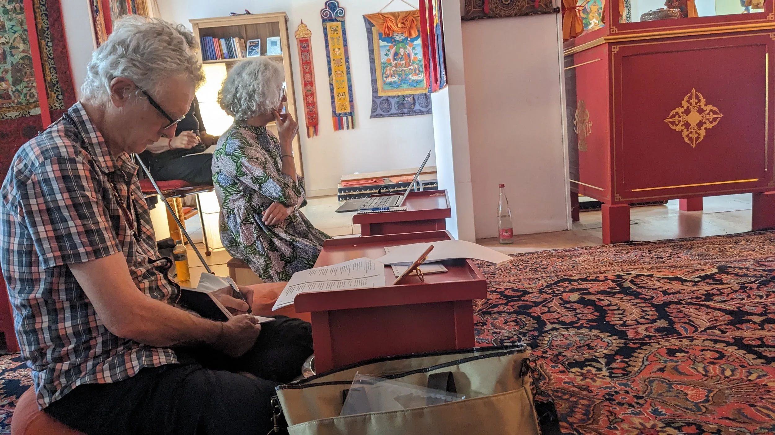 Lama bestows the timeless blessings of Sakya Pandita and Shakya Shri ...