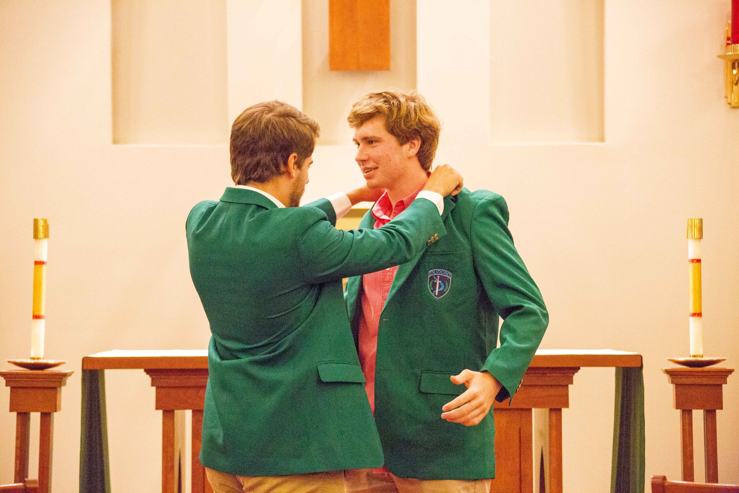 Green Blazers — Duncan Hall