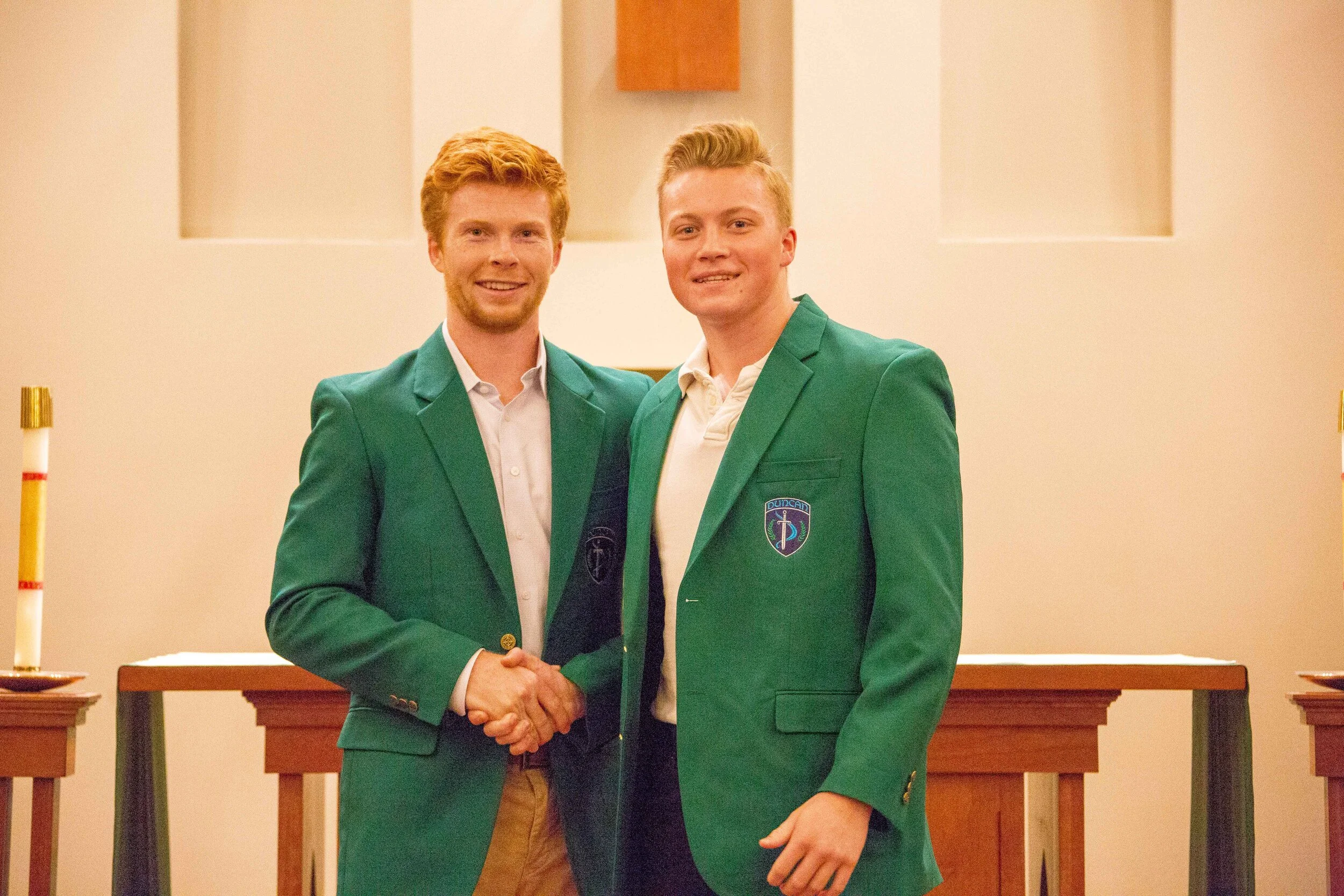 Green Blazers — Duncan Hall