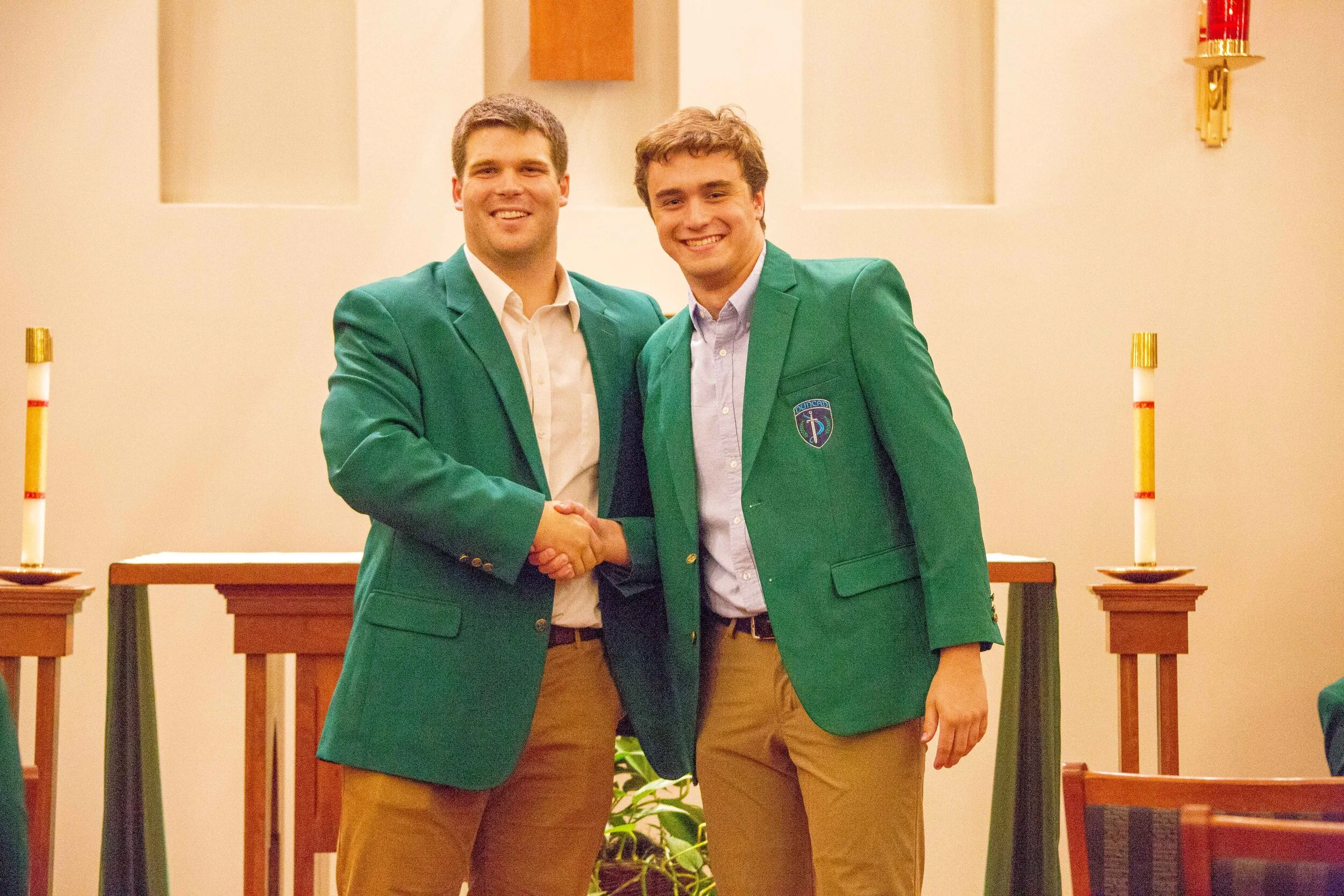 Green Blazers — Duncan Hall