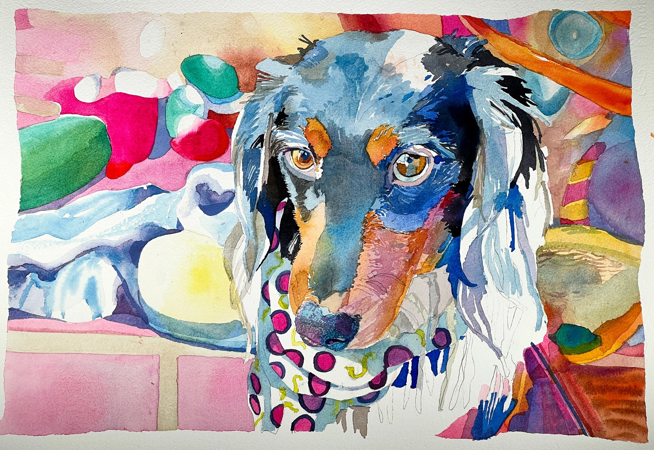 Tico de Gallo II Progression — Robert Leedy Watercolors
