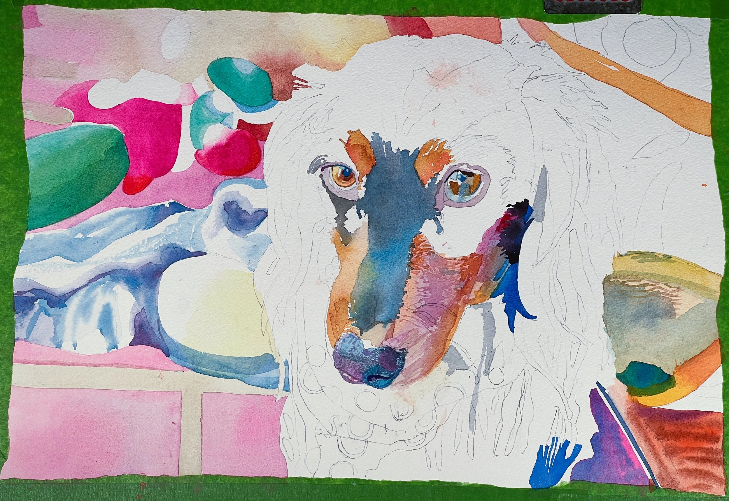 Tico de Gallo II Progression — Robert Leedy Watercolors