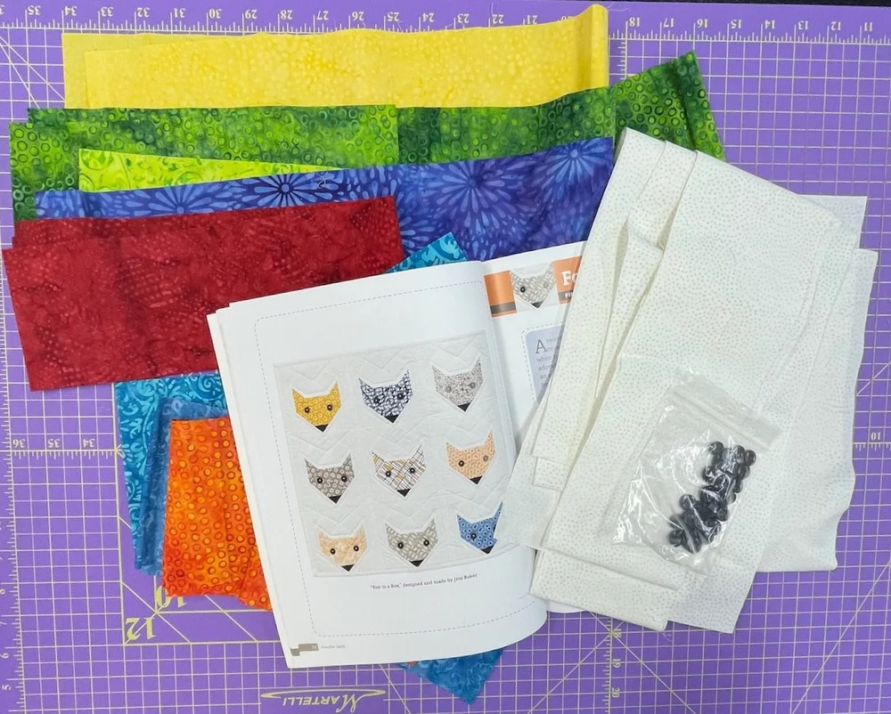 Foxes for the Island Batik Marvelous Mini Challenge! — Chatterbox Quilts