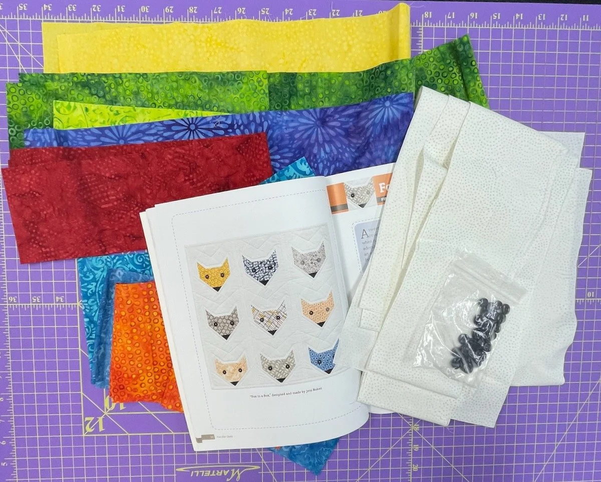 Foxes for the Island Batik Marvelous Mini Challenge! — Chatterbox Quilts