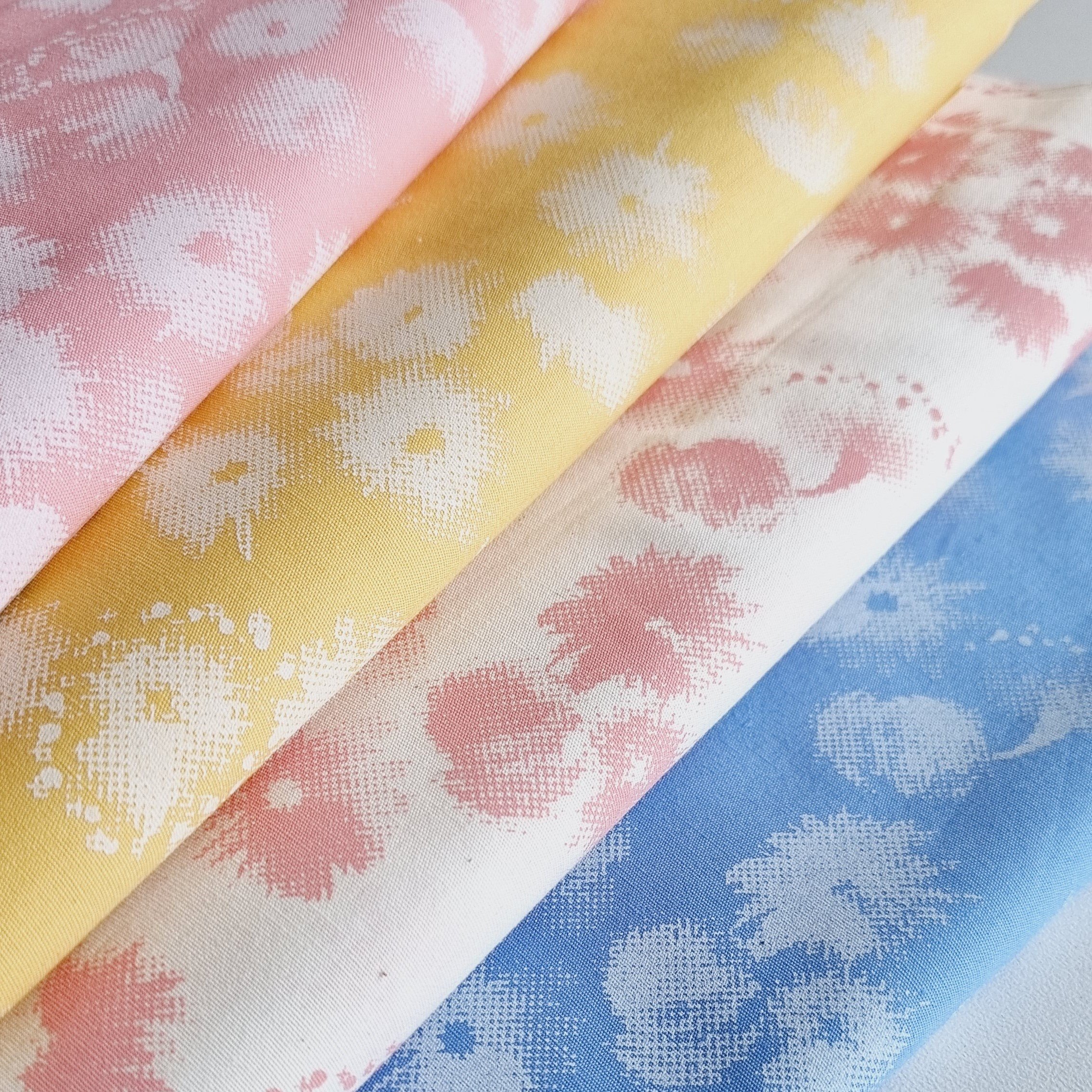 Gum Blossom print on cotton poplin fabric — YOU ARE BRAVE Textiles