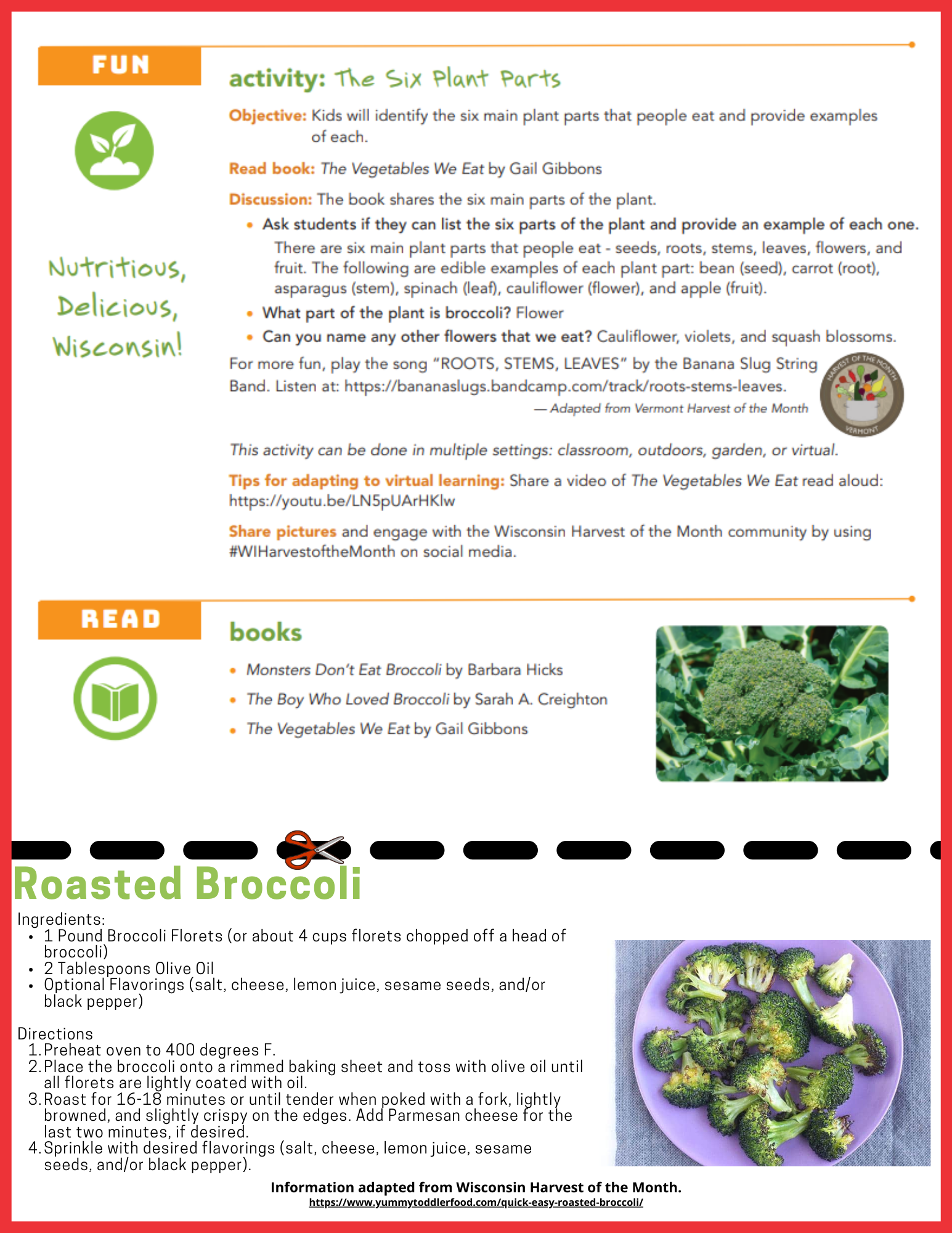 Harvest of the Month - it's BROCCOLI — Jackson In Action