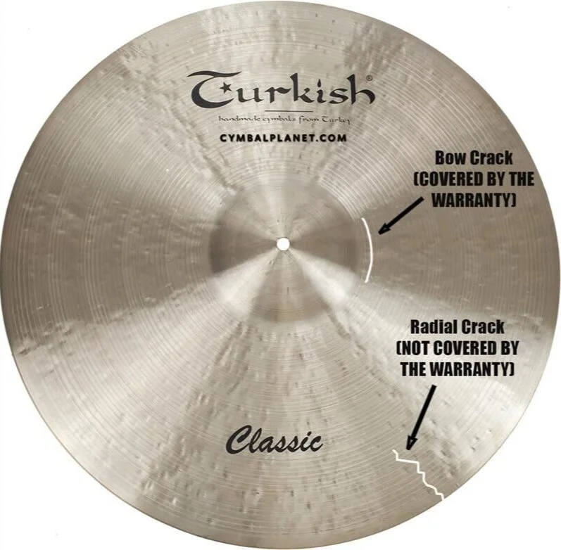 Lifetime Cymbal Warranty Policy — Cymbal Planet | 100% Handmade Cymbals
