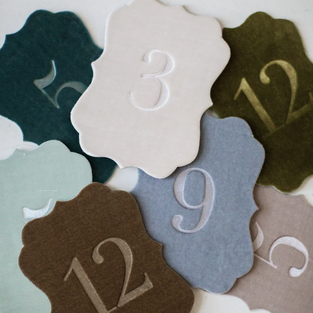 Vintage Table Numbers