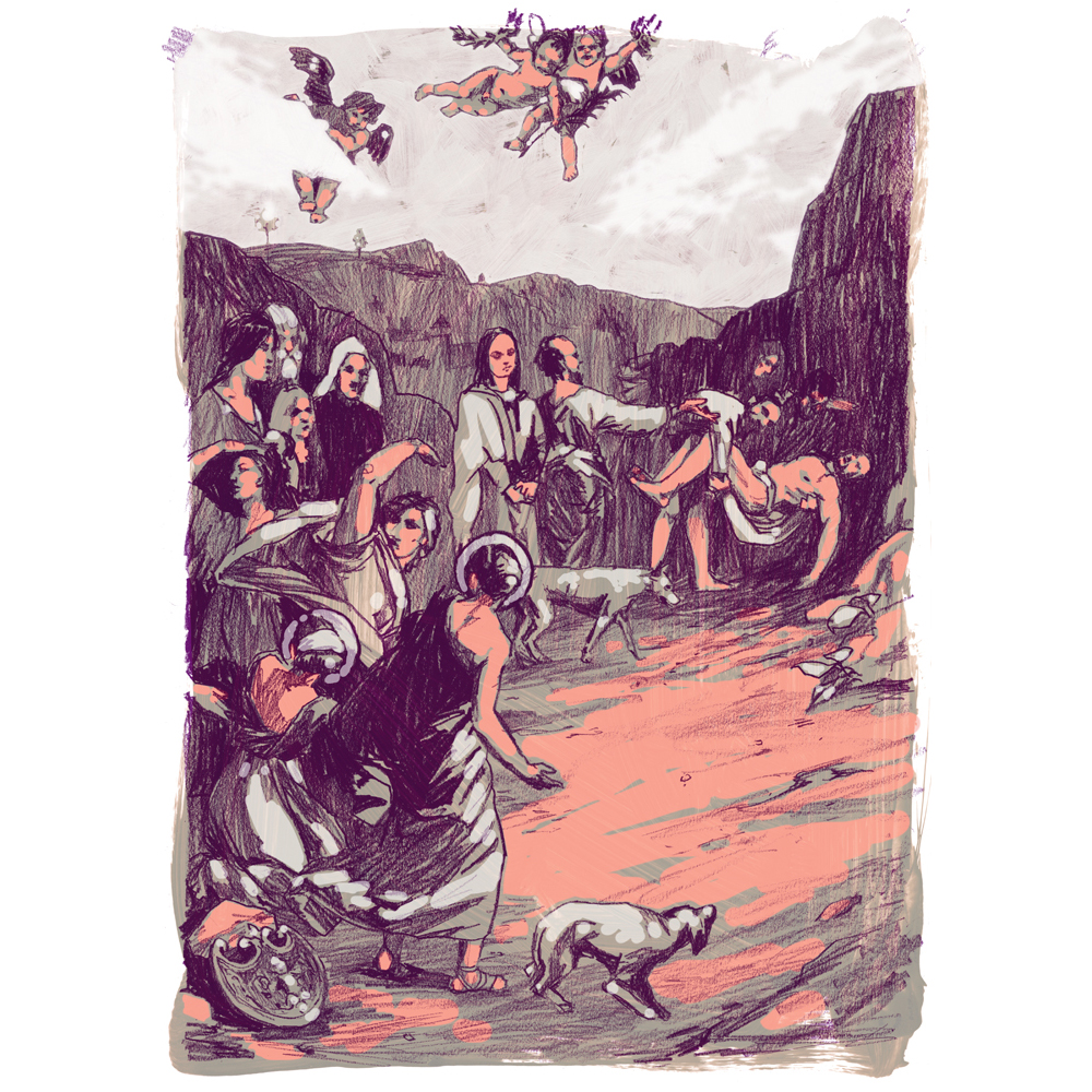 Jonny Ruzzo — Shop — "De Daumier-Smith's Blue Period" Nine Stories Print