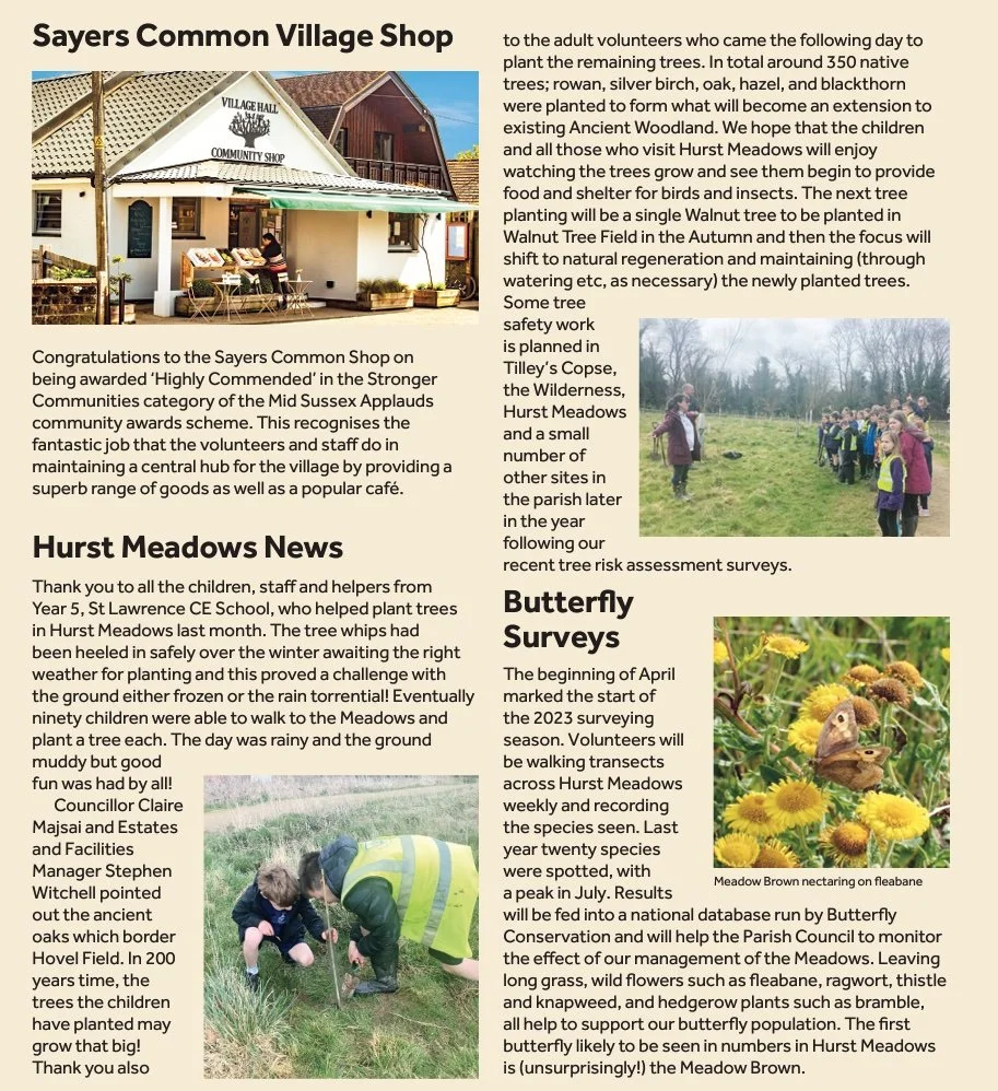 Hurstpierpoint & Sayers Common May 2023 | Parish Council News — Hurst Life