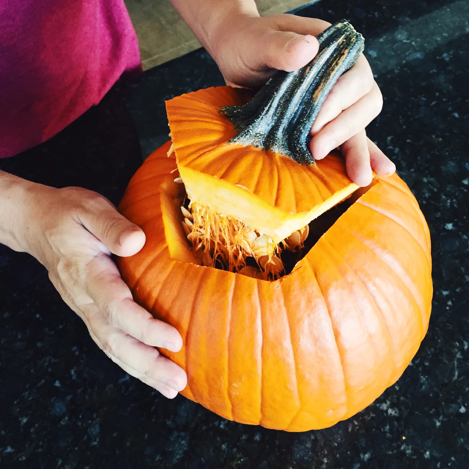 Stuffed Roasted Pumpkin — MomLikeThat