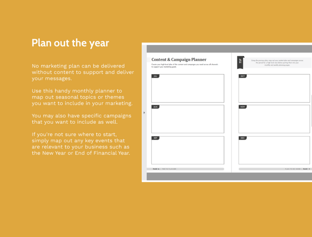 Using the Companion Planner — The Online Fix - Marketing Solutions