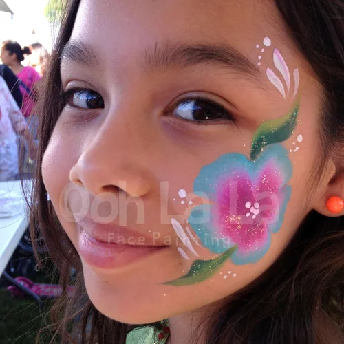 Flower Face Painting Designs For Kids