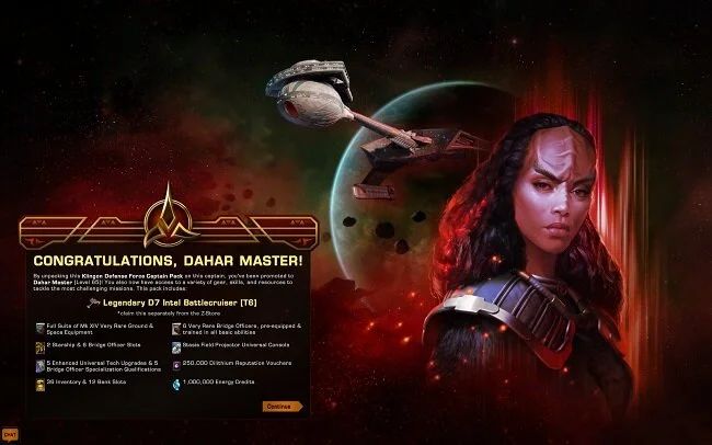 Star Trek Online: Max Level Boost — Contains Moderate Peril