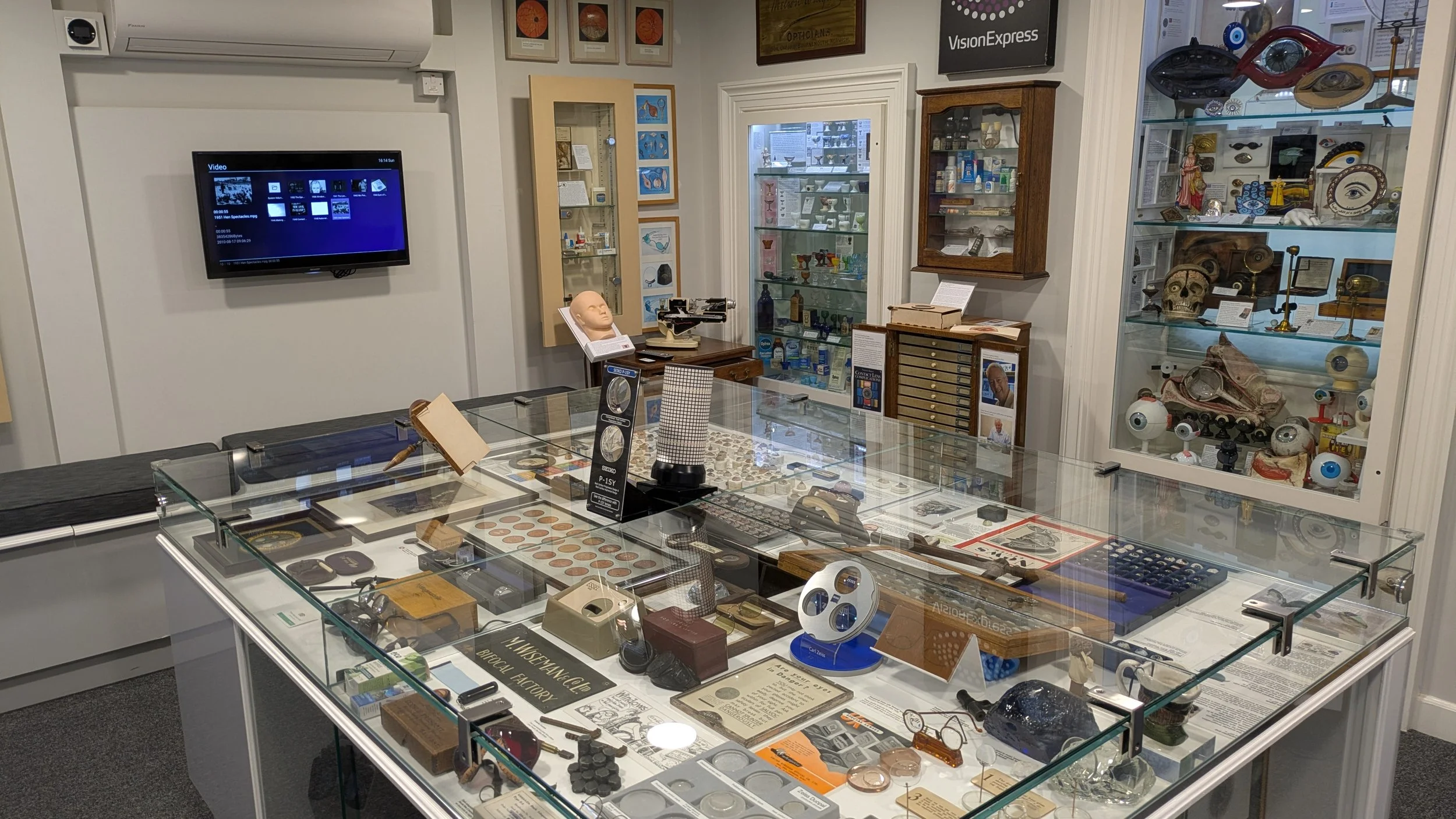 British Optical Association Museum — Contains Moderate Peril