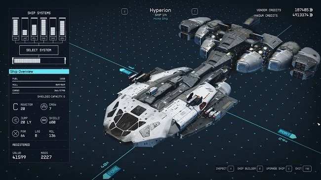 Playing Starfield Part 4: Upgrading Your Ship — Contains Moderate Peril