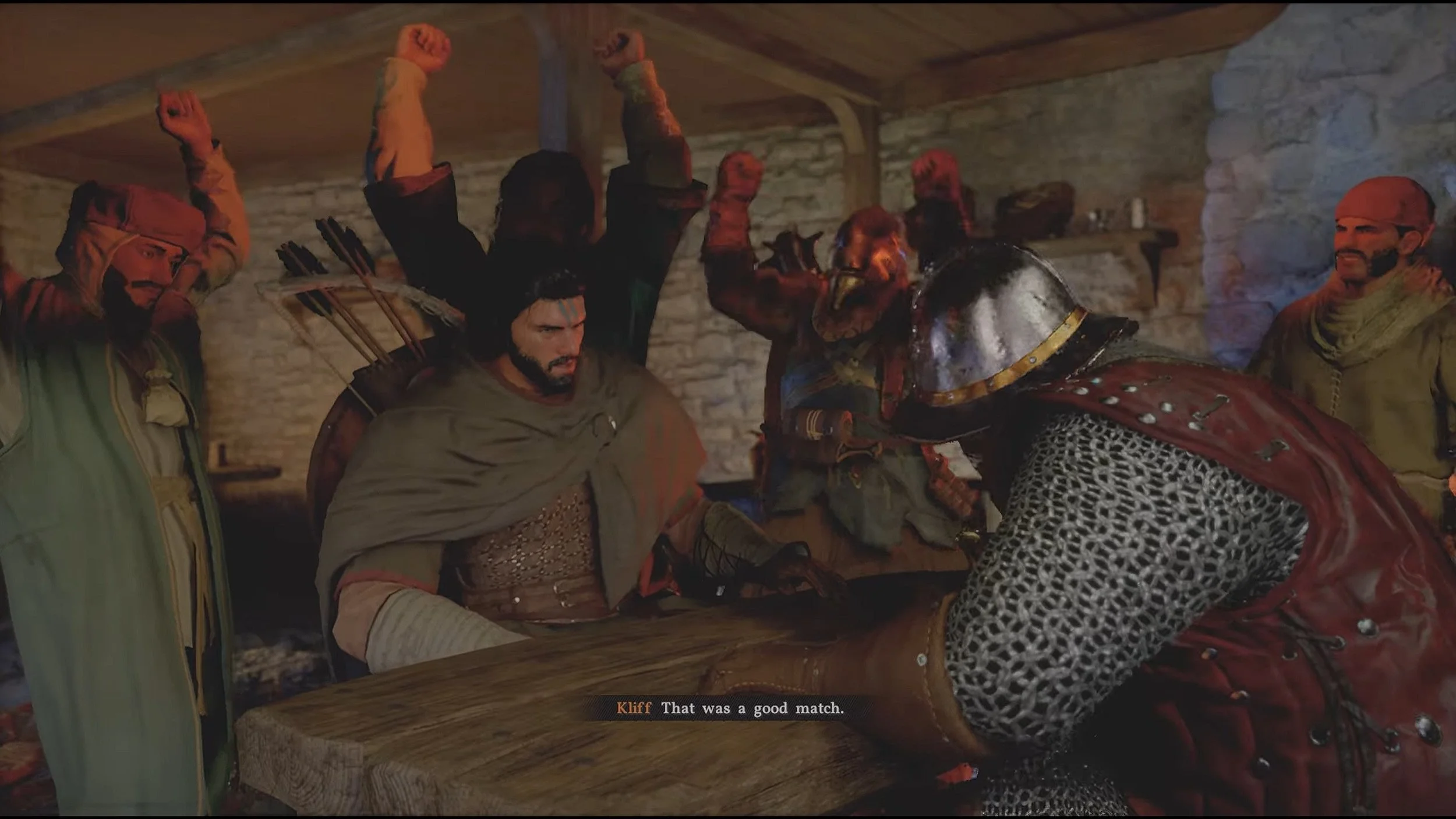 Crimson Desert: Arm Wrestling Quick Time Event — Contains Moderate Peril