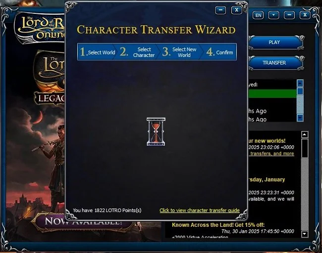 LOTRO — Blog — Contains Moderate Peril