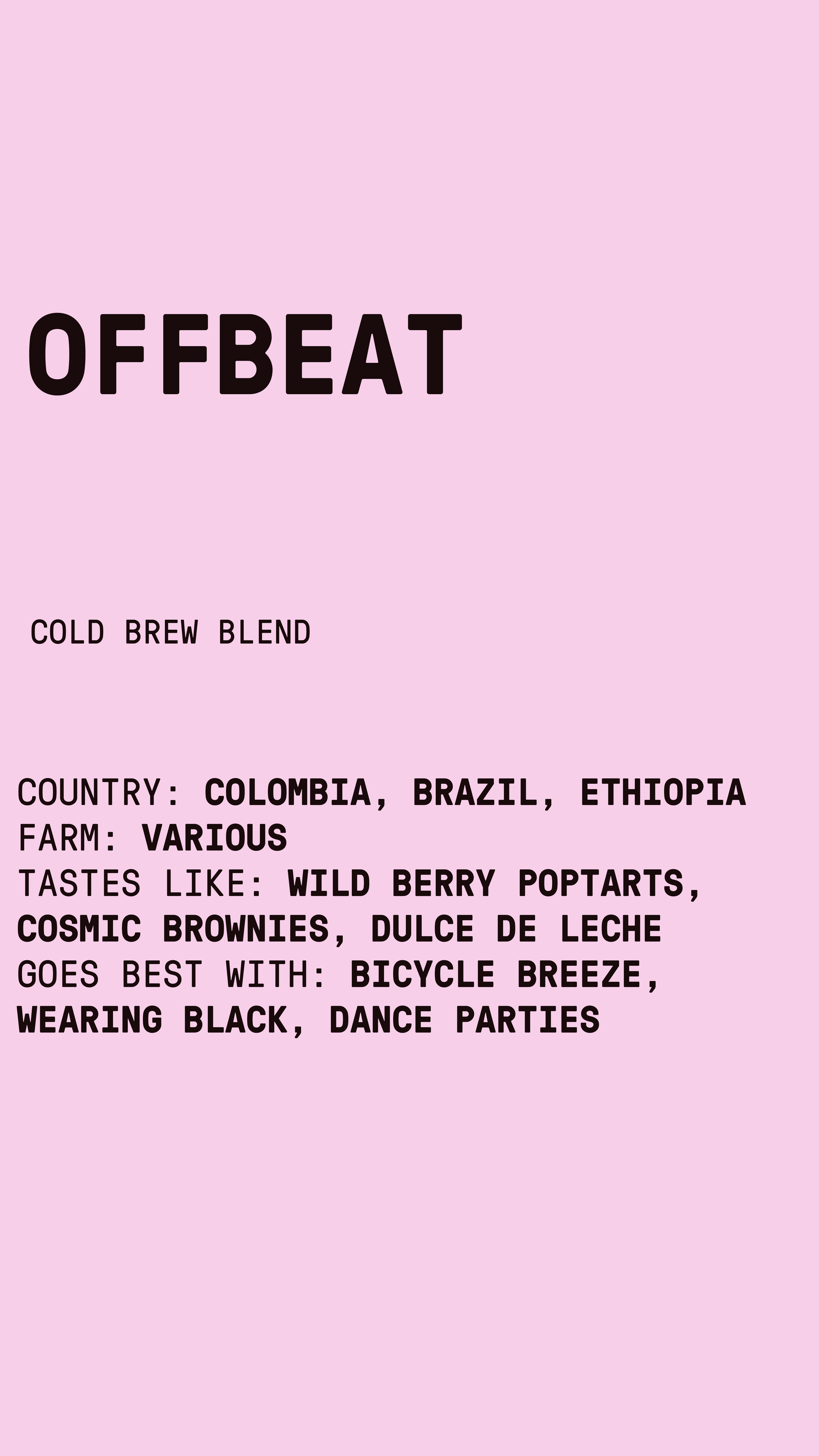 COFFEE — Misfit Coffee Co.