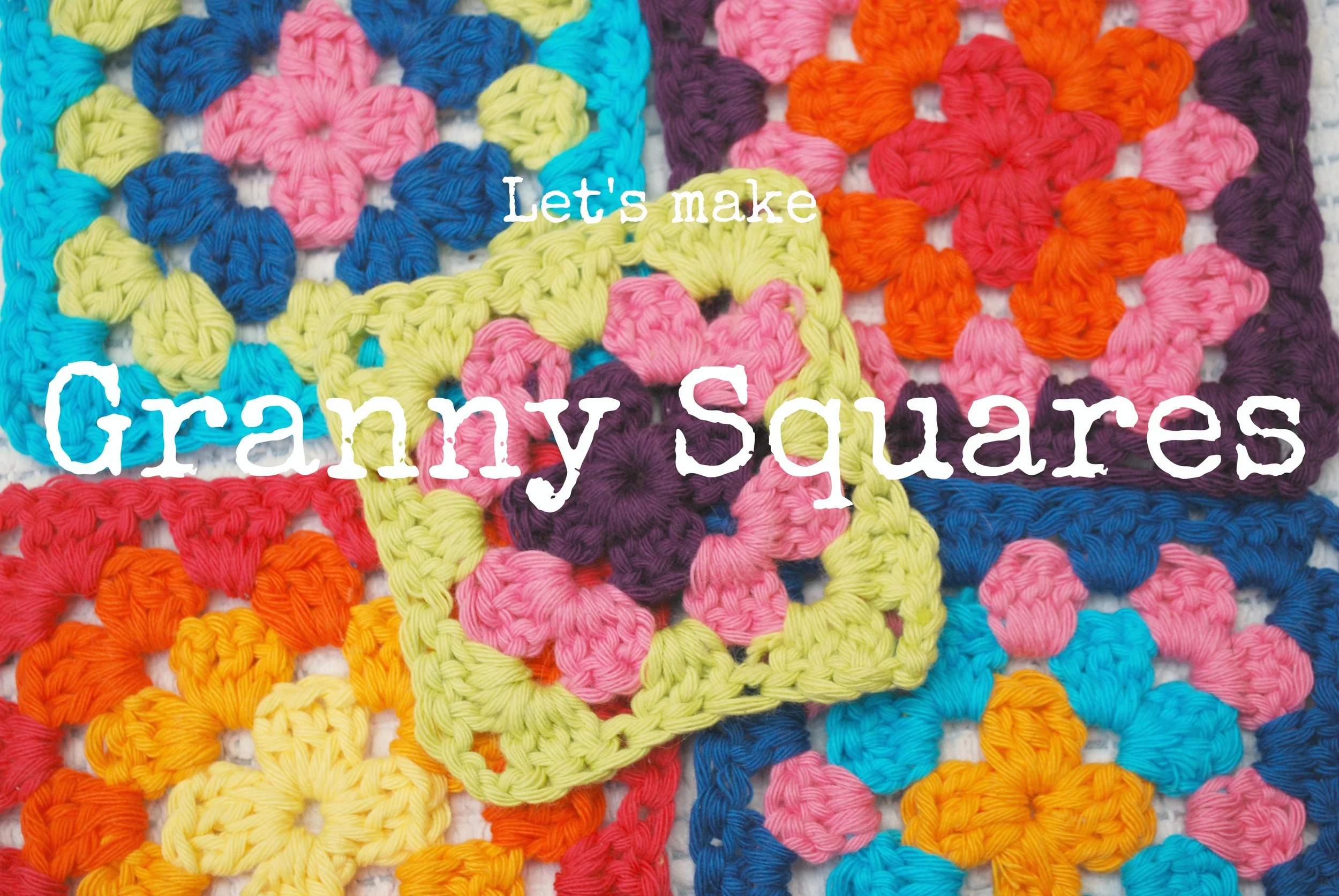 Granny Square Free Crochet Tutorial | EMMA LEITH