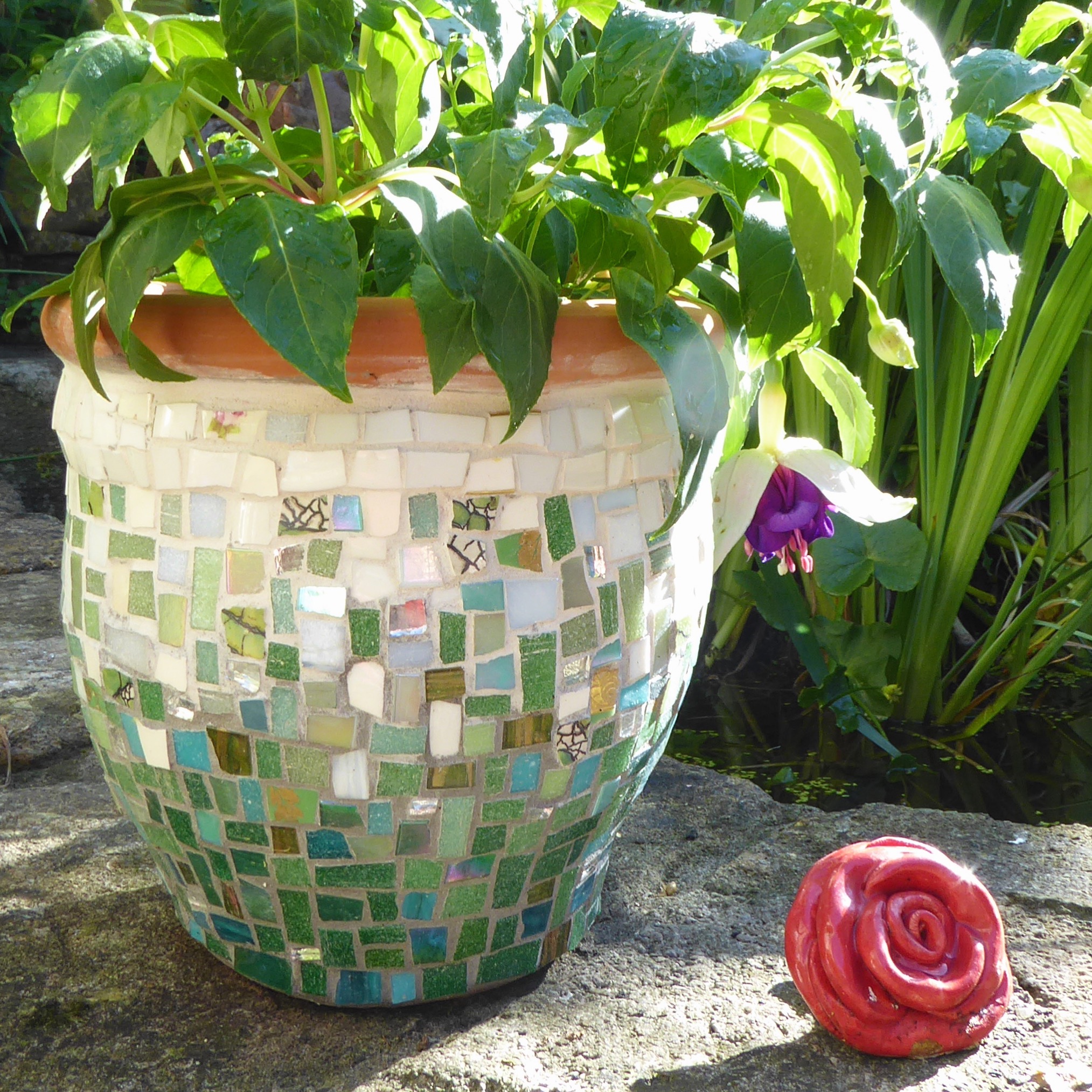 Mosaic a Plant Pot | EMMA LEITH