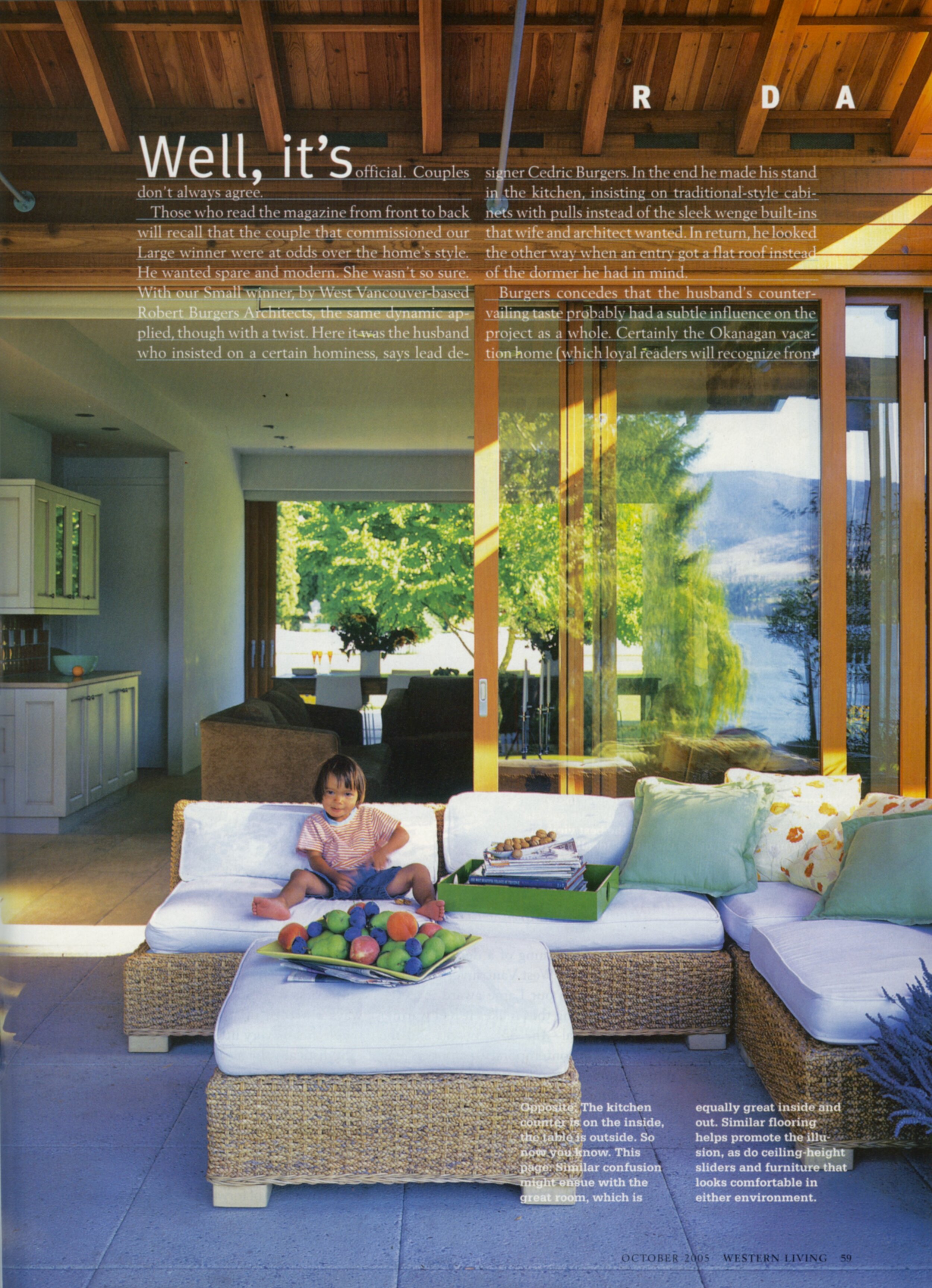 2005 Western Living Best New Homes — BURGERS ARCHITECTURE