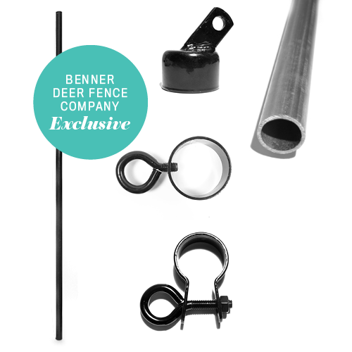 Heavy duty Deer Fence Posts for poly and metal deer fence post ...