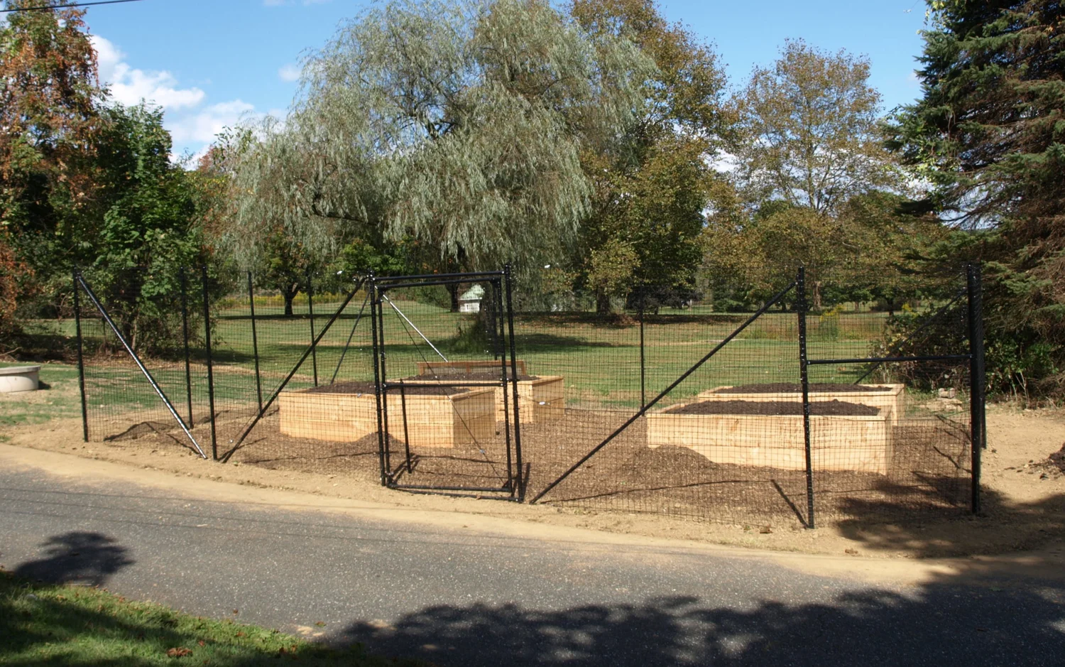 Garden Fence Installation Project with In ground Rodent protection ...