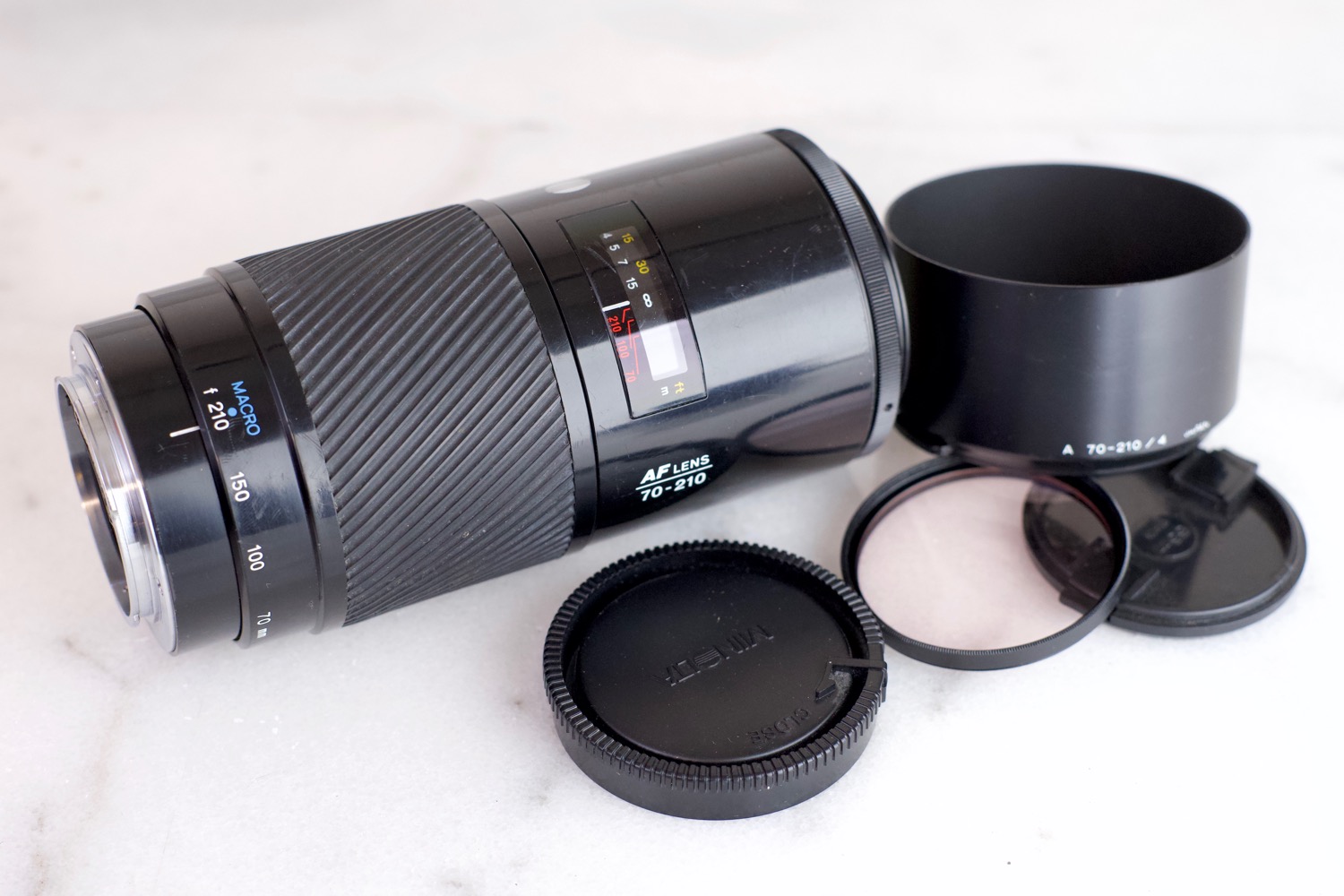Minolta AF Zoom 70 - 210 mm F/4 Macro Focusing Zoom Lens For Minolta ...