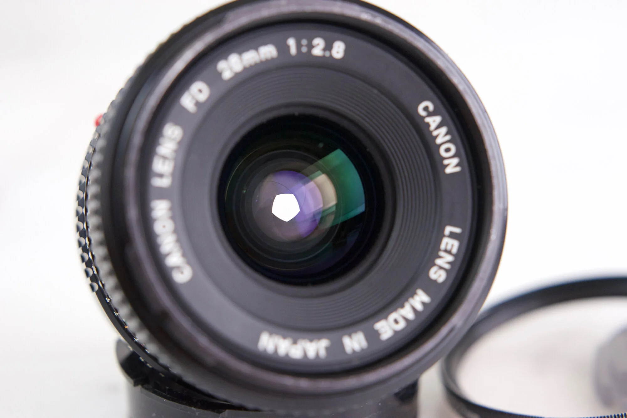 Canon FD 28mm F/2.8 Prime Wide Angle Lens for FD Mount with UV Filter ...