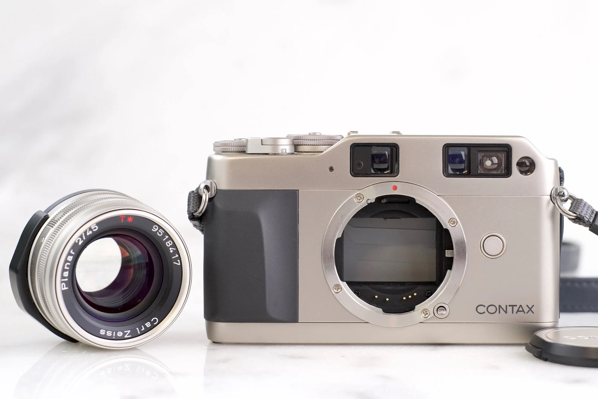 Contax G1 Green Label 35mm Film Rangefinder Camera With Carl Zeiss ...