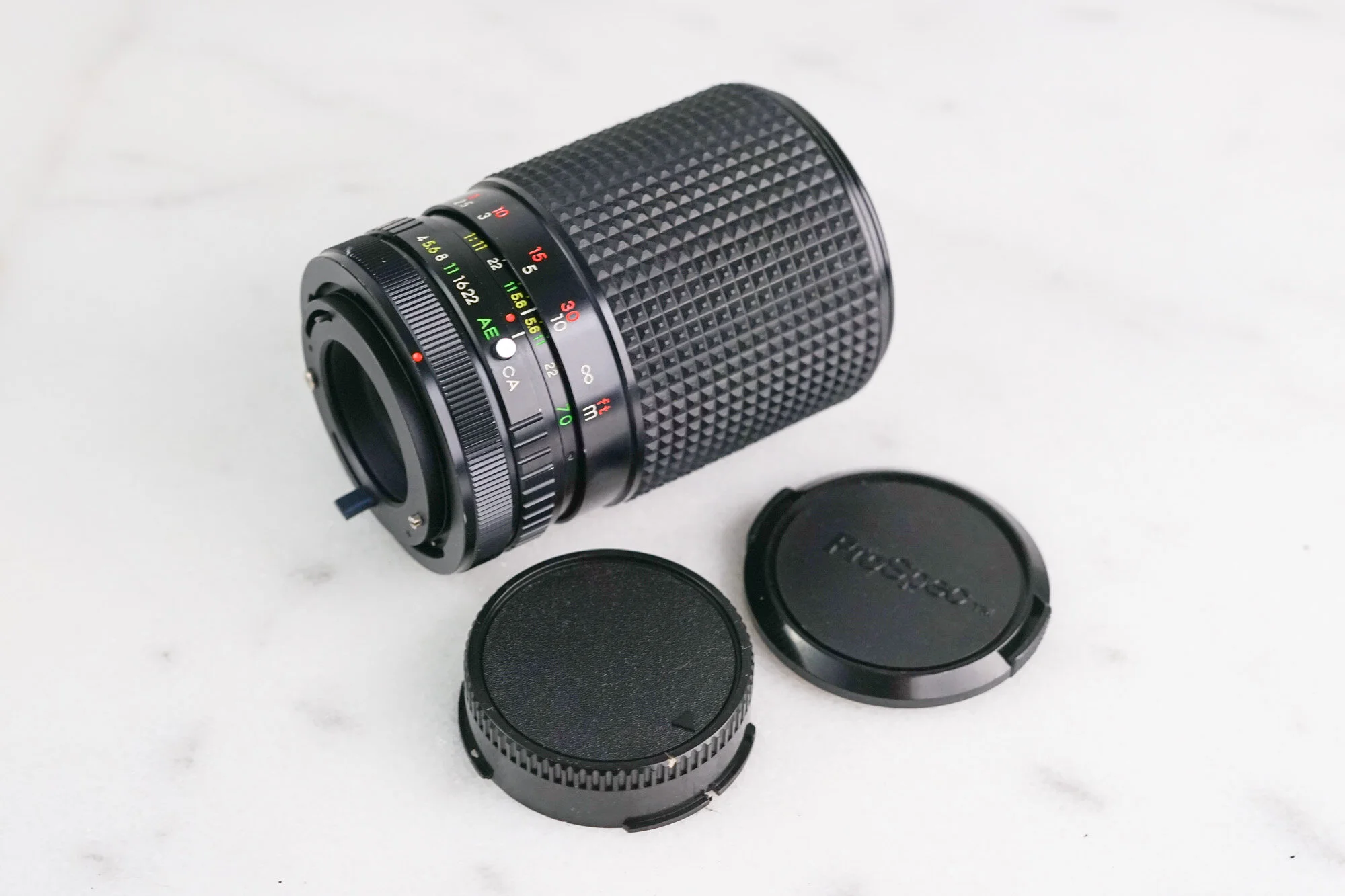Canon FD Mount 70-210mm F/4-5.6 Zoom Lens by Prospec with Front and ...