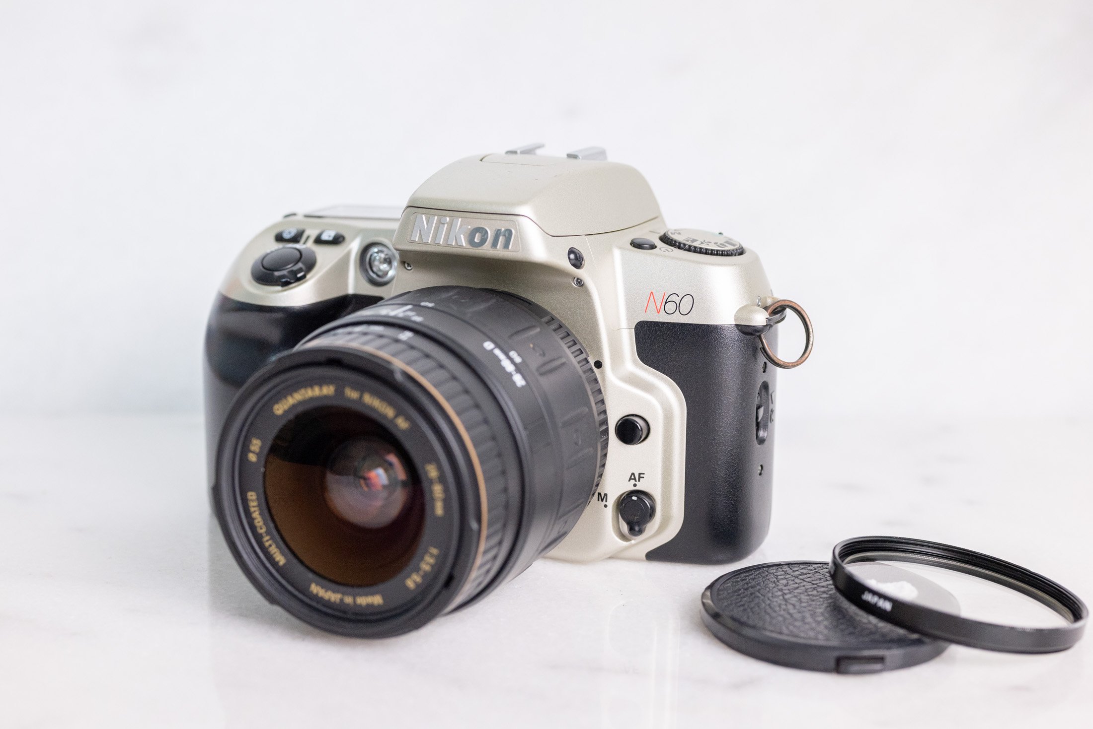 Nikon N60 35mm Film SLR Camera with Quantaray 28-80mm F3.5-5.6 Zoom ...