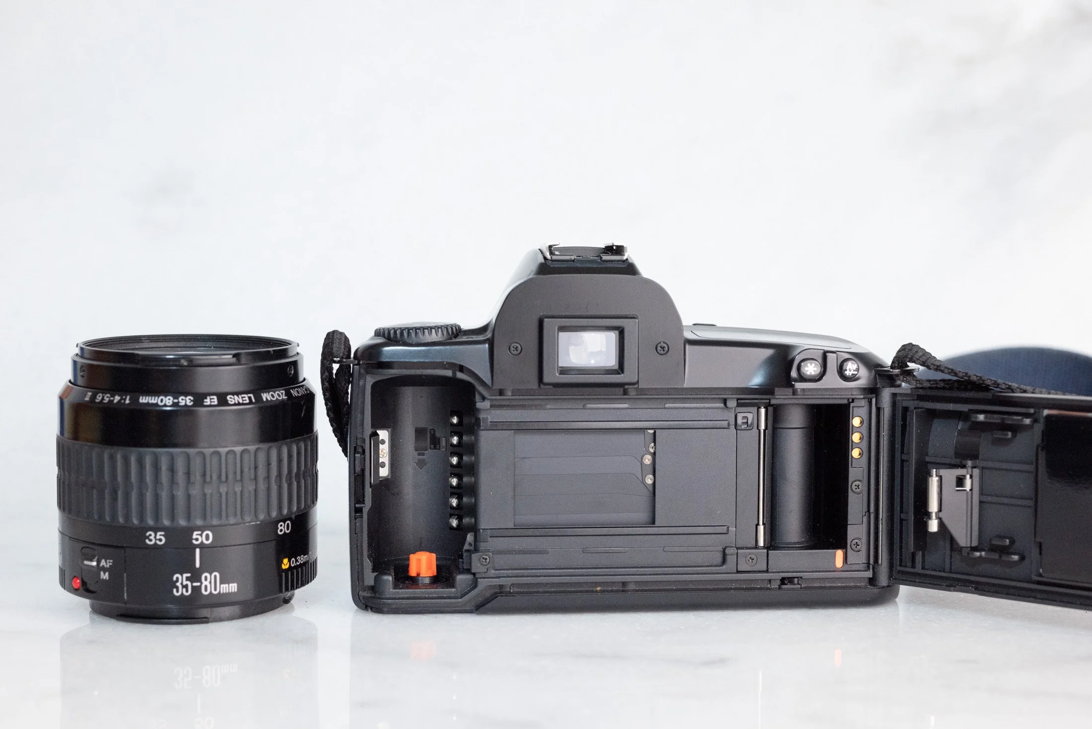 Canon Eos Rebel X 35mm Film SLR Camera with Canon Zoom Ef 35-80mm F/4-5 ...