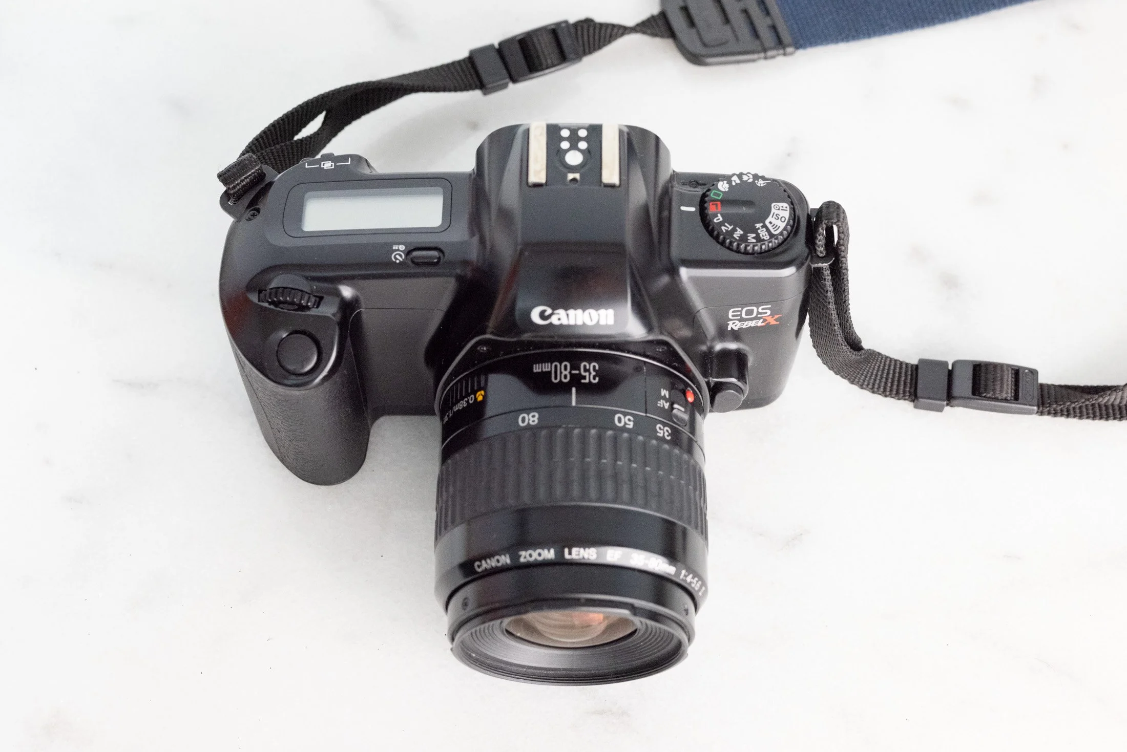 Canon Eos Rebel X 35mm Film SLR Camera with Canon Zoom Ef 35-80mm F/4-5 ...